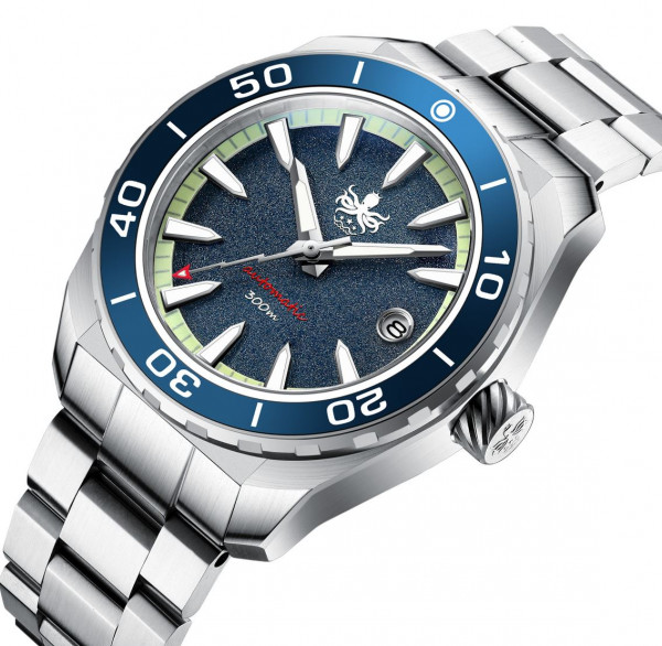 Phoibos Proteus Blue 300m Diver Automatic | TimeStore24.org