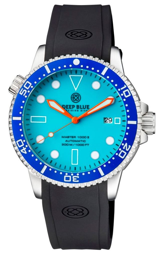Deep Blue Master 1000 II Blue Full Lume | TimeStore24.org