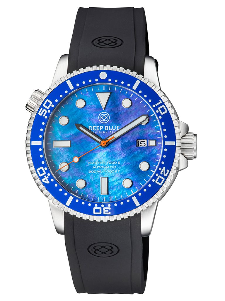 Deep Blue Master 1000 II Blue-Blue-MOP | TimeStore24.org